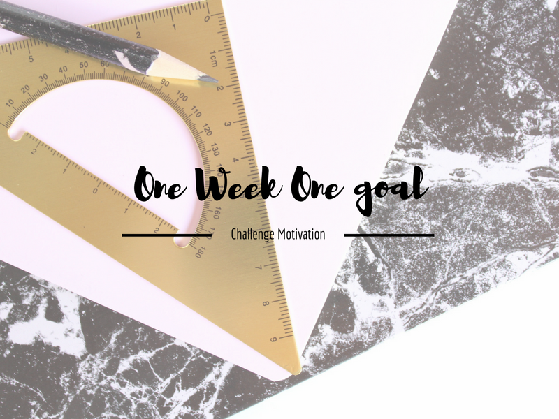 Nouveau challenge motivation : 1 week,1 goal. - Happiness Maker